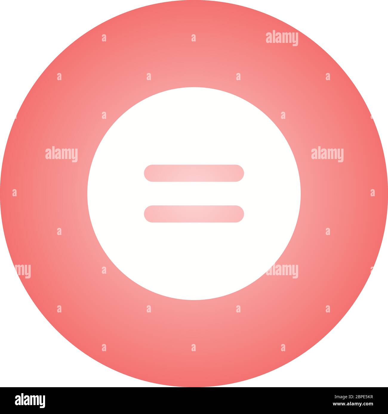 Beautiful Equal to Symbol Glyph Vector Icon Stock Vector Image & Art ...