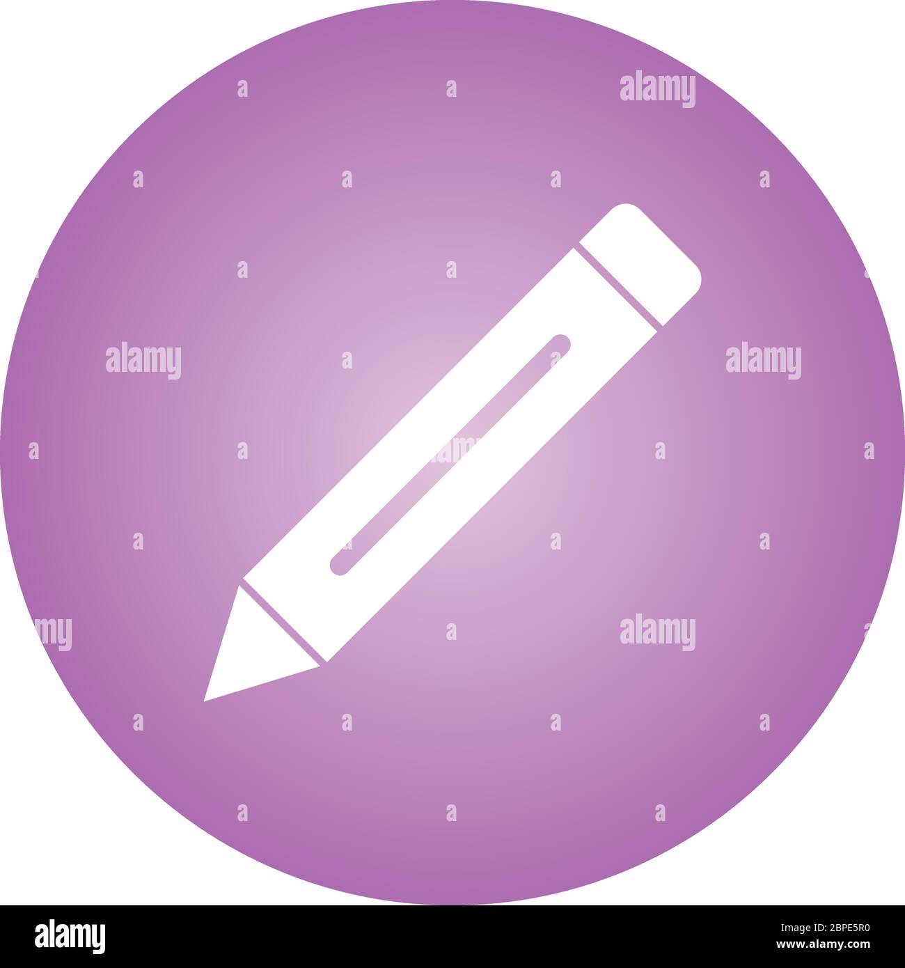 Beautiful Pencil Glyph Vector Icon Stock Vector Image & Art - Alamy