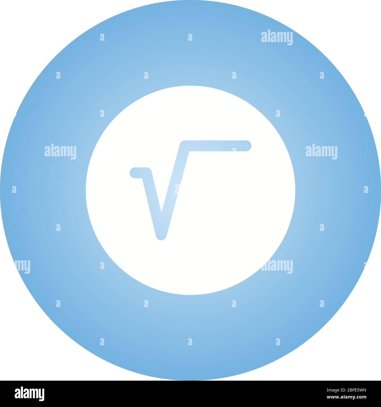 Beautiful Square Root Symbol Glyph Vector Icon Stock Vector Image & Art ...