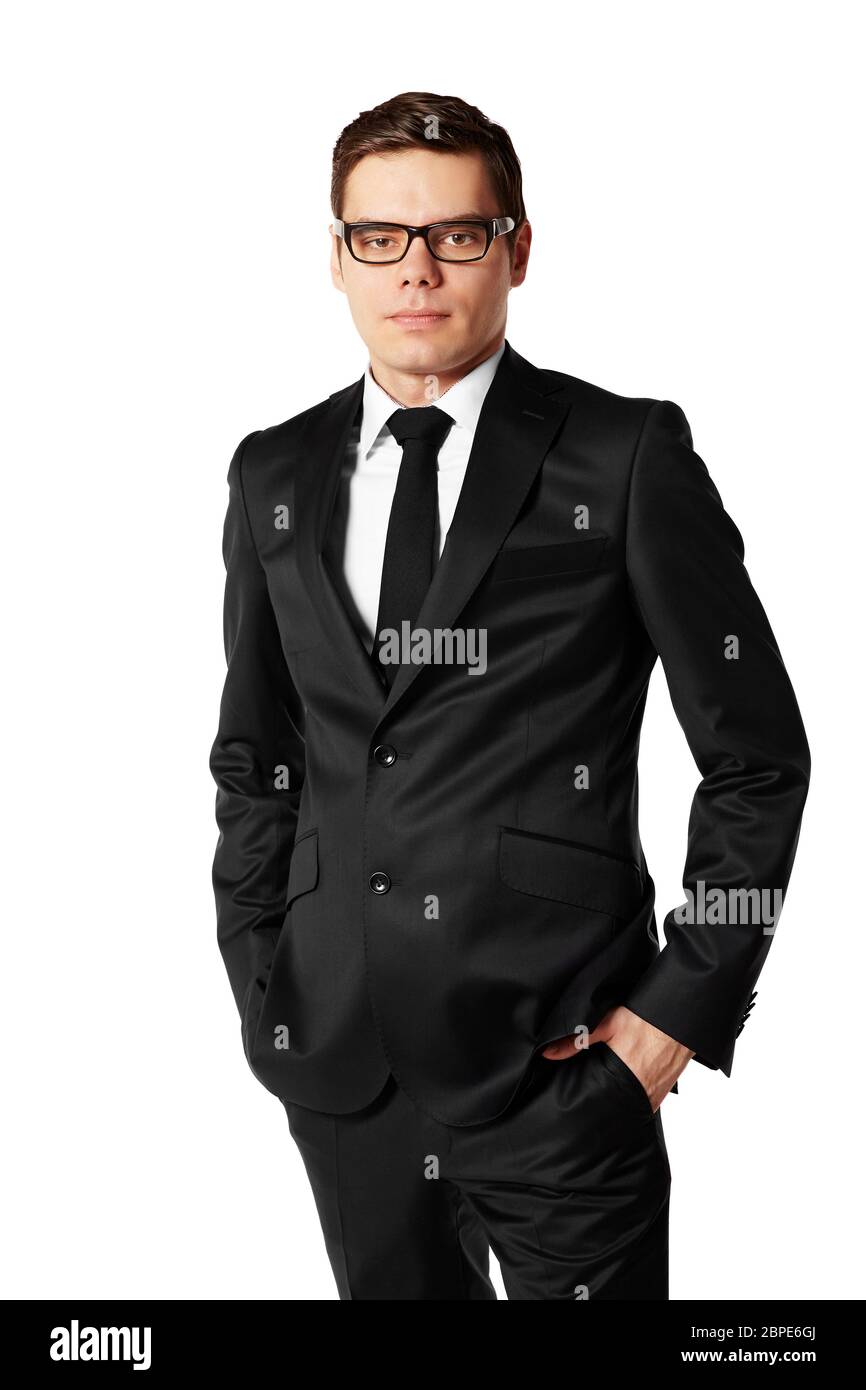 Tall white man suit hi-res stock photography and images - Alamy