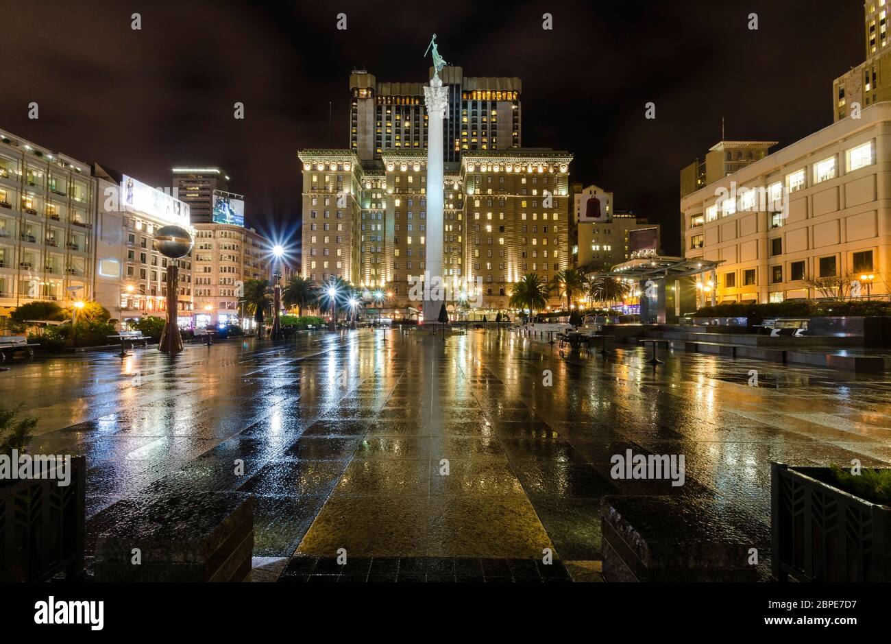 Union Square San Francisco Night