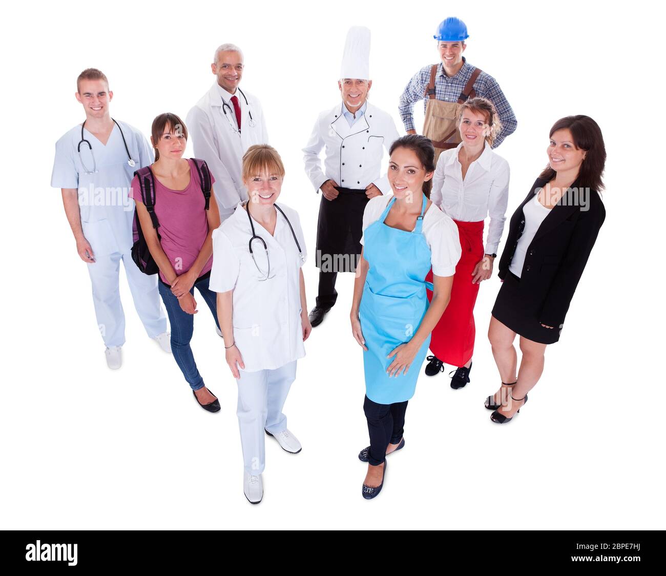People different professions standing hi-res stock photography and ...