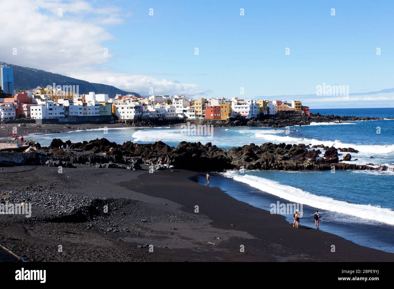 Playa Jardin und Punta Brava, Los Realejos, Teneriffa, Kanarische ...