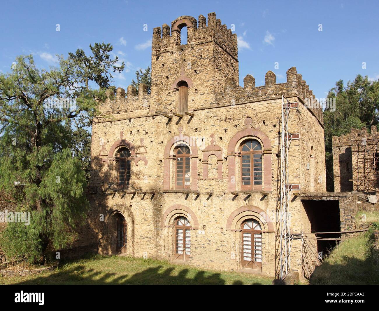 Ruins of the palaces of Gondar, Ethiopia, Africa Stock Photo - Alamy