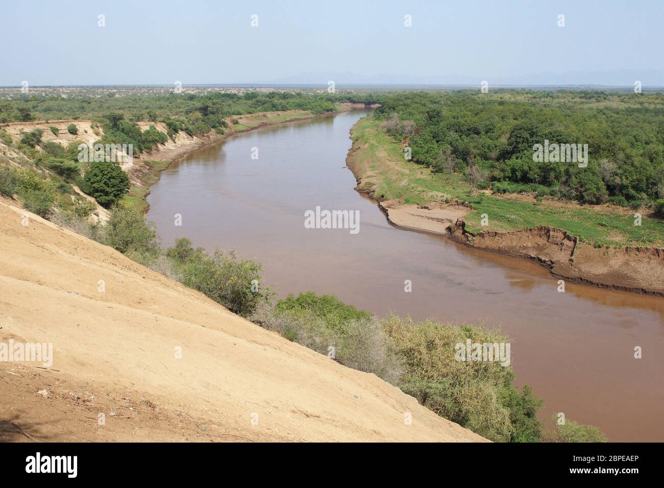 Landscape of Omo River, Ethiopia, Africa Stock Photo - Alamy