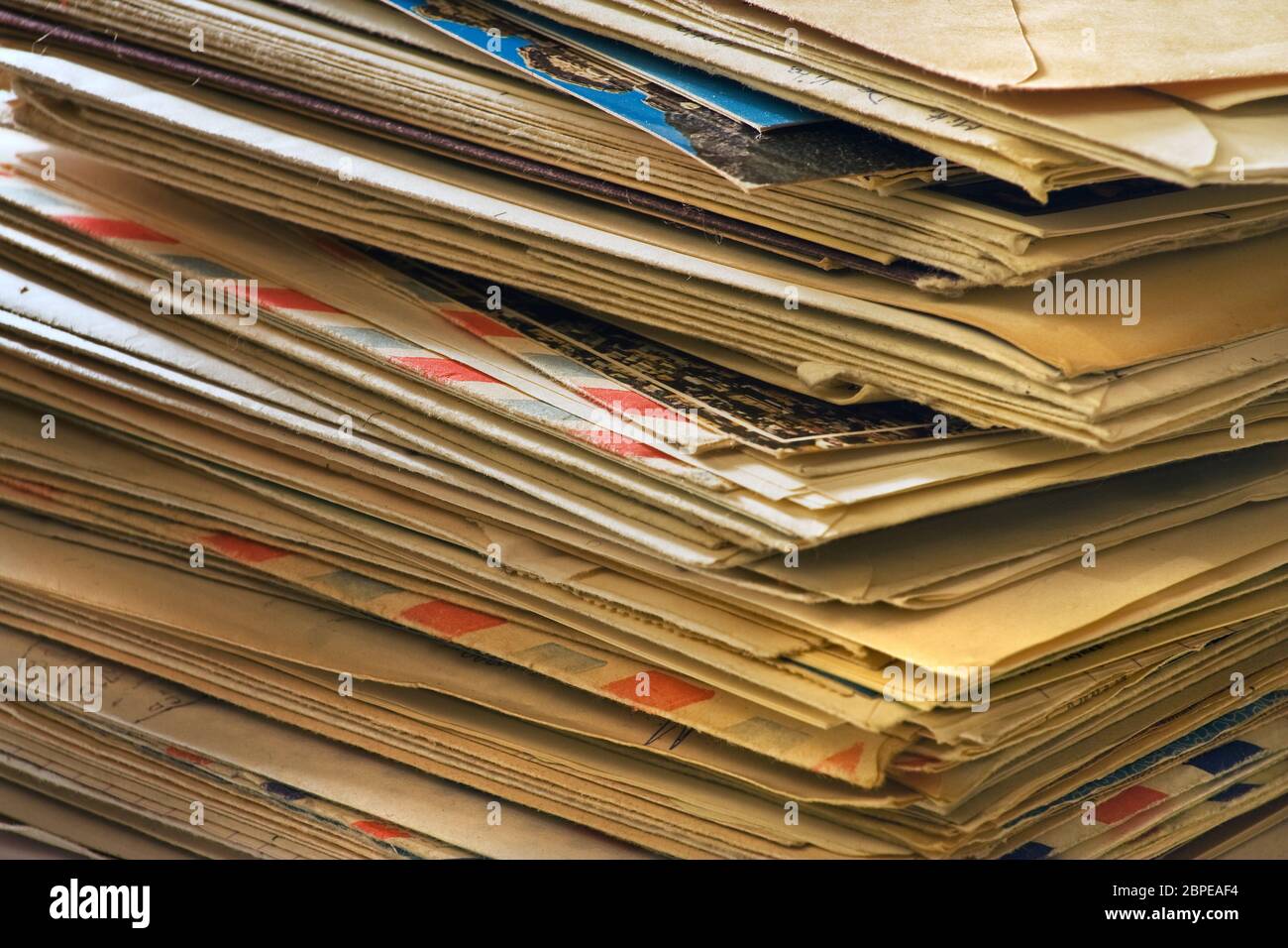 He received many letters hi-res stock photography and images - Alamy