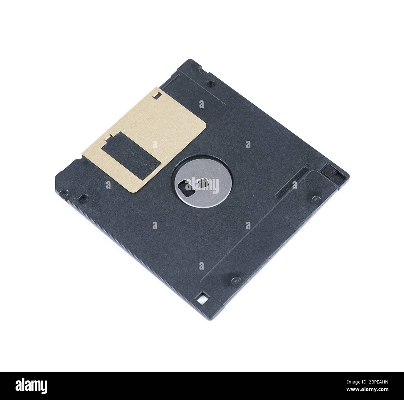 Black Floppy Disc Isolated on white background Stock Photo - Alamy