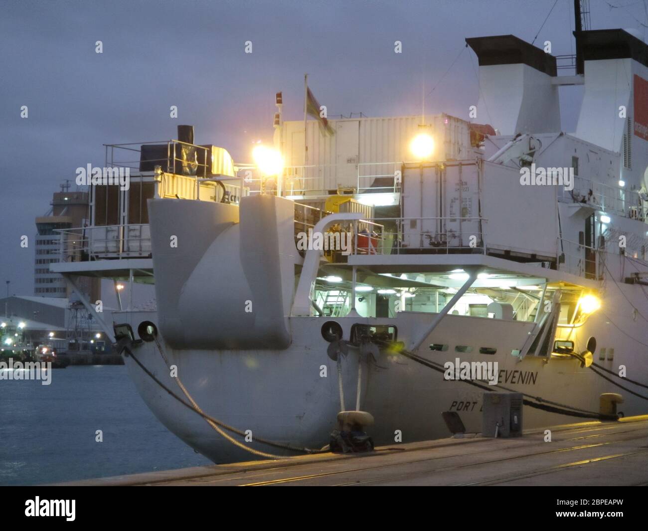 Ship Leon Thevenin Stock Photo - Alamy