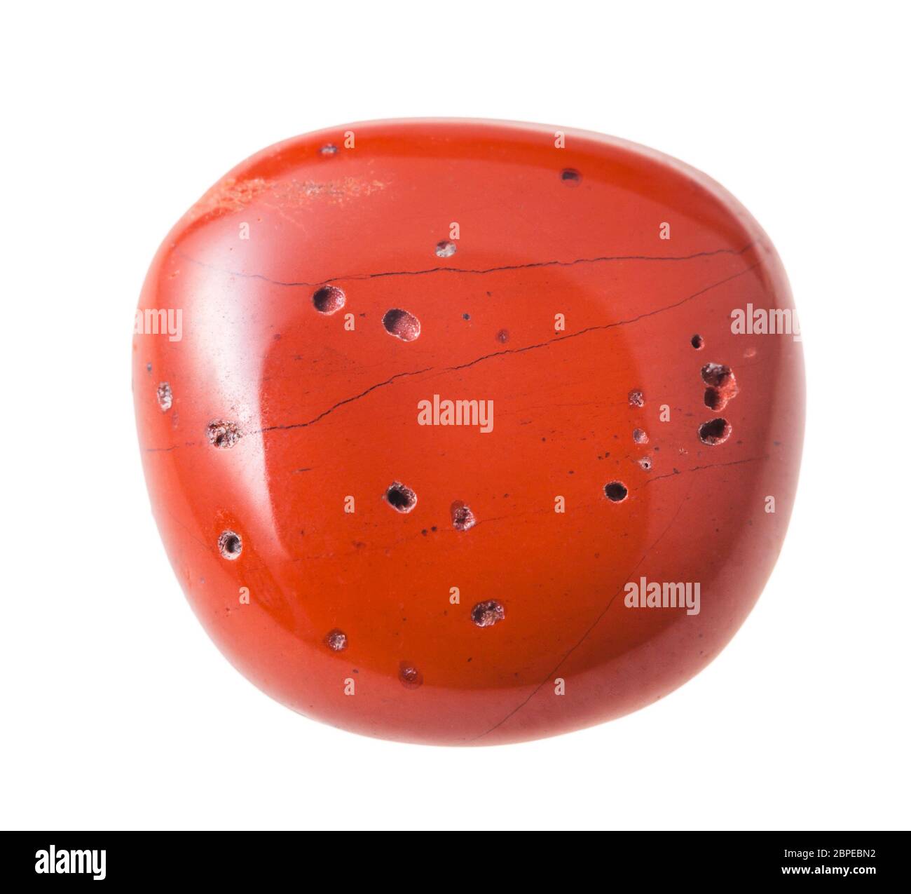 natural mineral gem stone - specimen of red coral gemstone isolated on ...