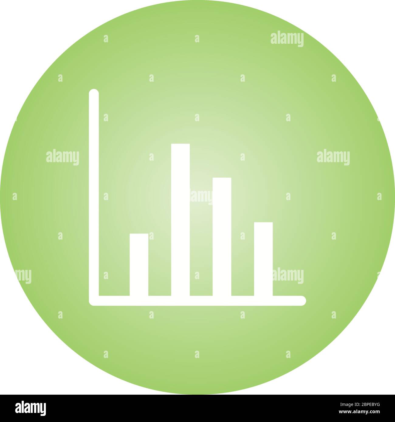 Beautiful graph line glyph hi-res stock photography and images - Alamy