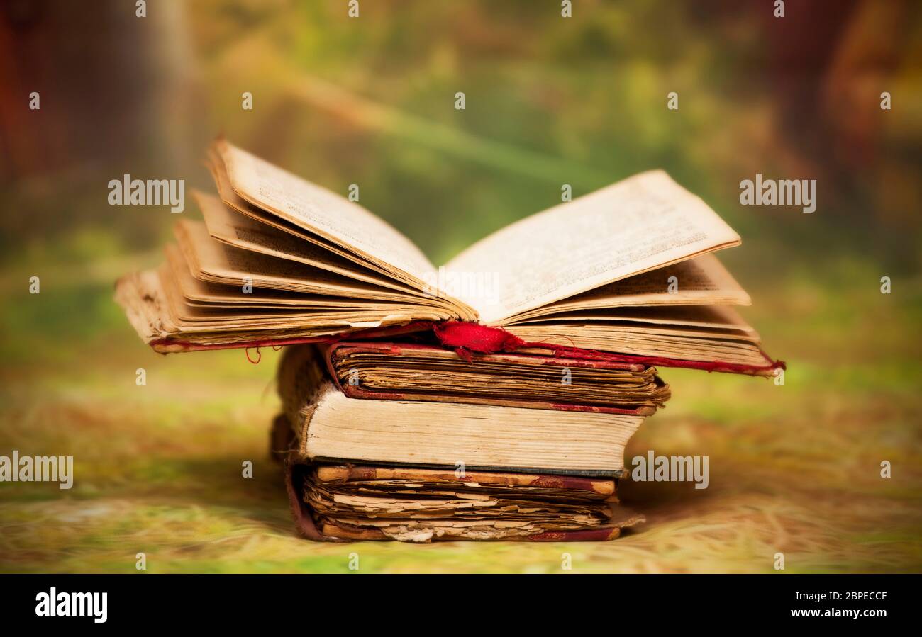 Pile Of Old Books