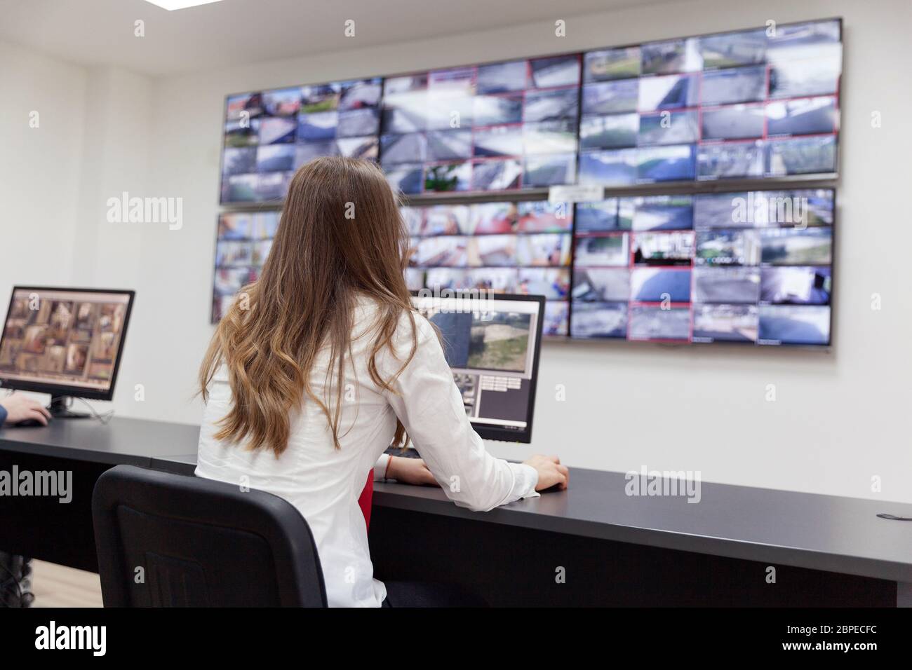 Control centre surveillance hi-res stock photography and images - Alamy