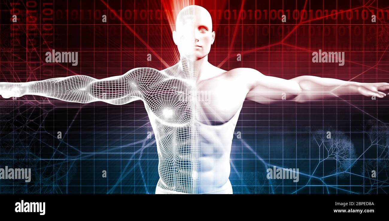 Disruptive Technology of the Human Body and Mind Stock Photo - Alamy