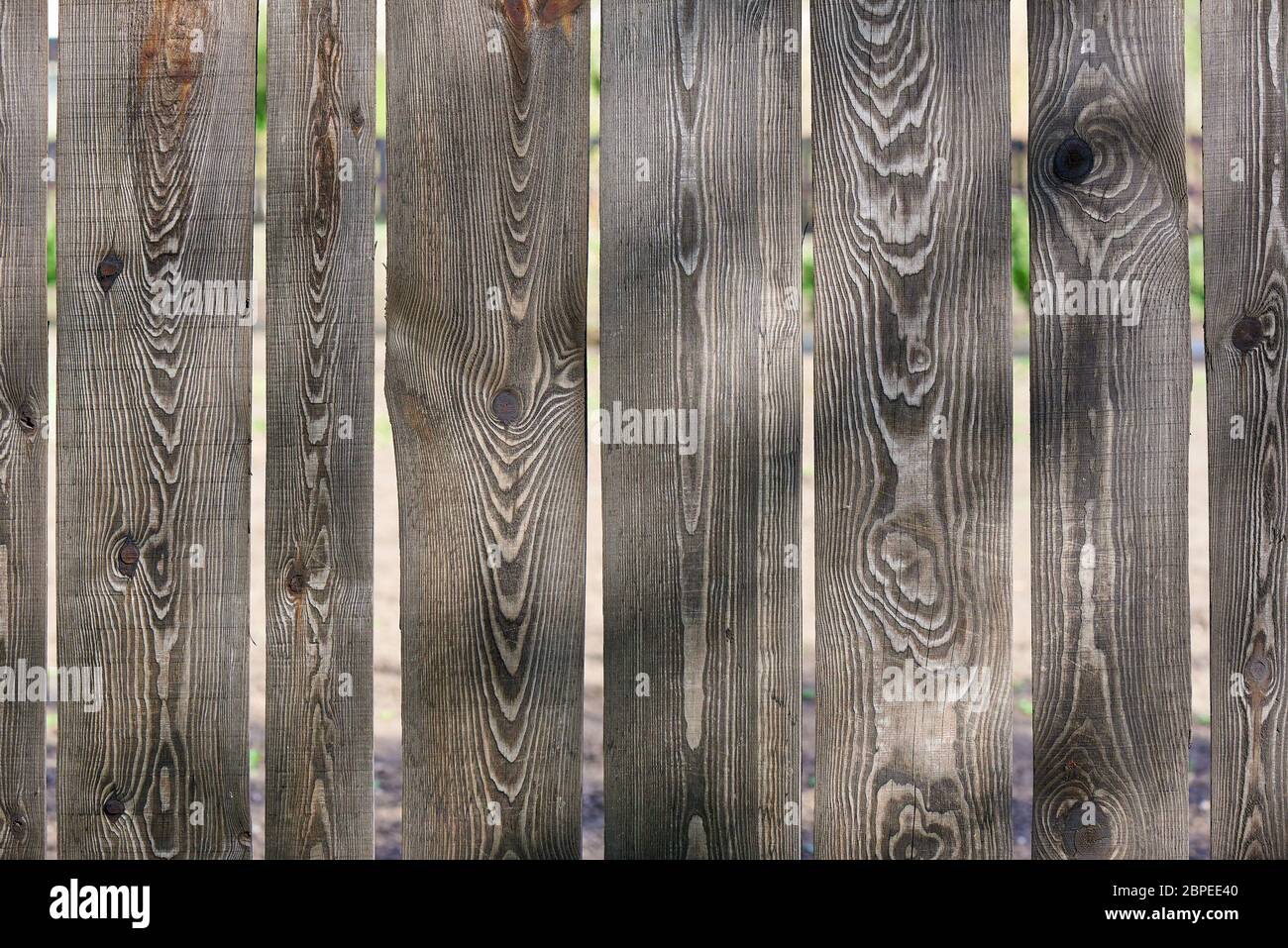 Wooden fence in sunlight hi-res stock photography and images - Alamy