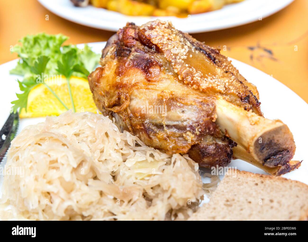 German deep fried roasted pork hi-res stock photography and images - Alamy