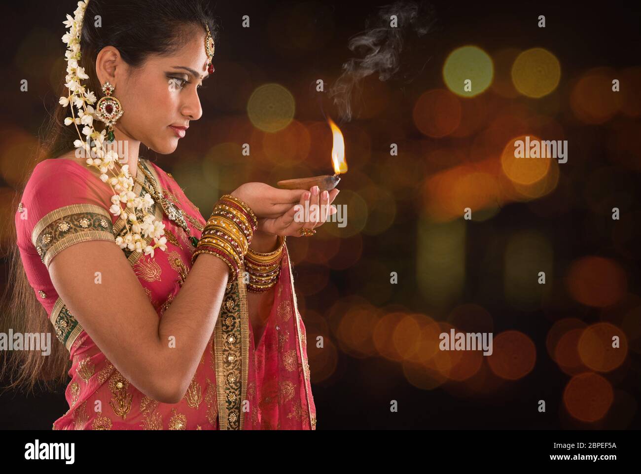 Oil Lamp In Hand Images