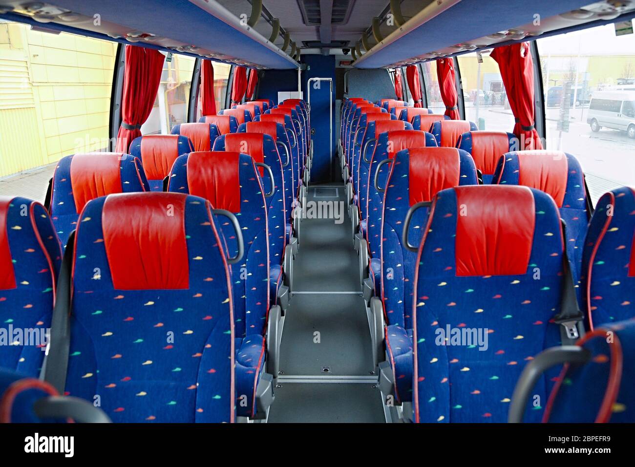 Passenger bus interior long distance hi-res stock photography and ...