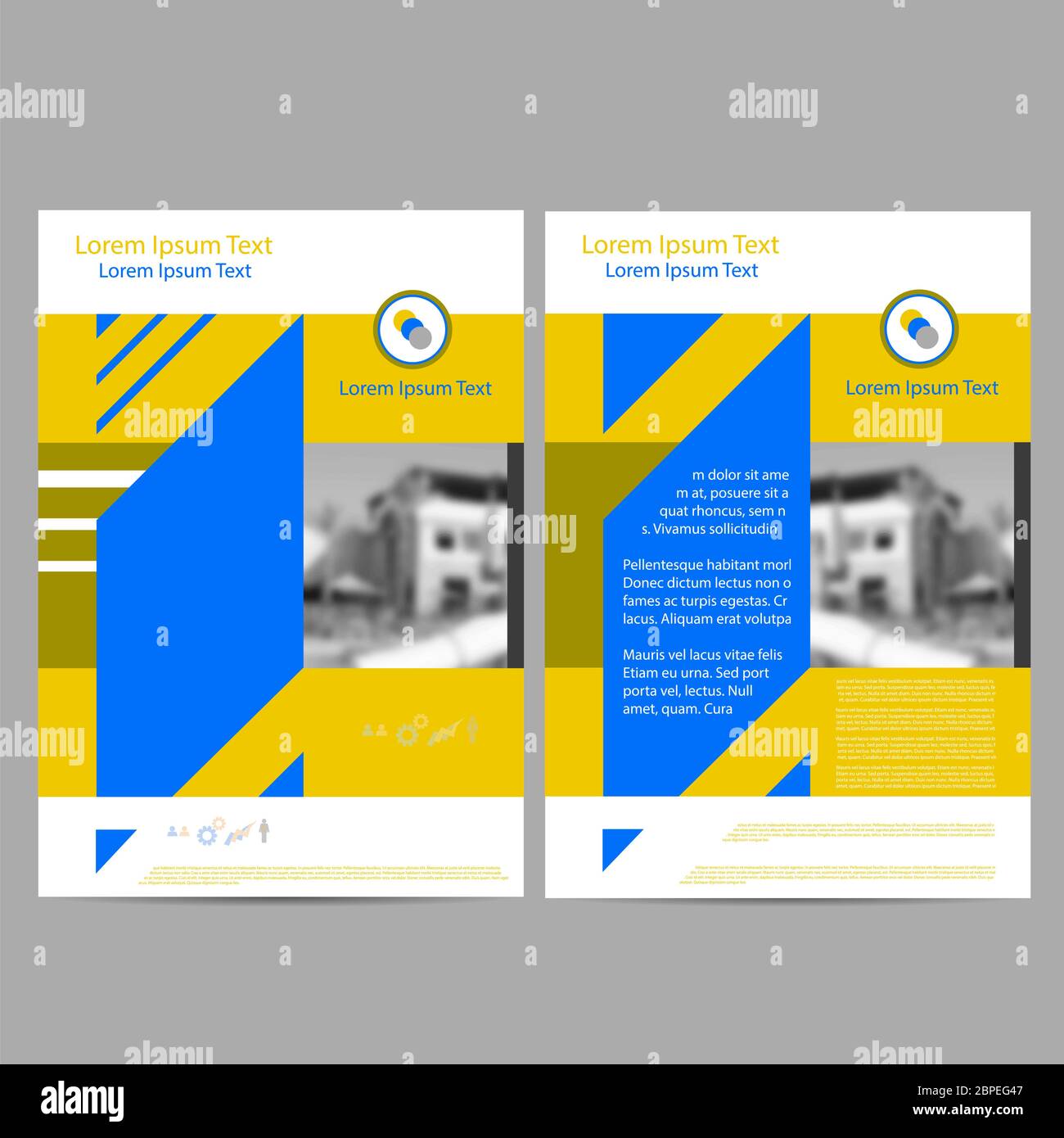 Brochure design flyer template size hi-res stock photography and images ...