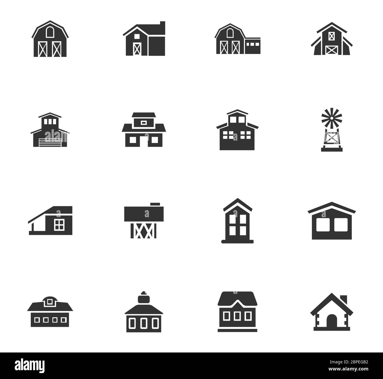 Farm apartment Cut Out Stock Images & Pictures - Alamy