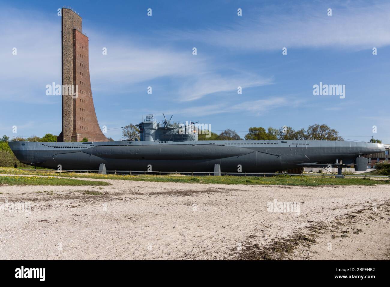 The Naval Memorial with Submarine U-995 in Laboe Stock Photo - Alamy