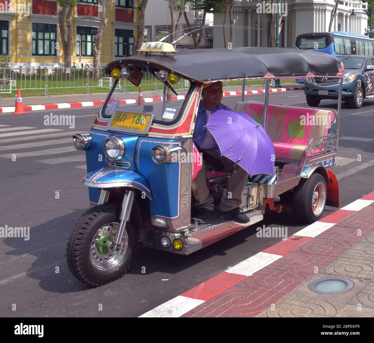 Bangkok Tuk Tuk a Traditional Transportation in Thailand Stock Photo ...