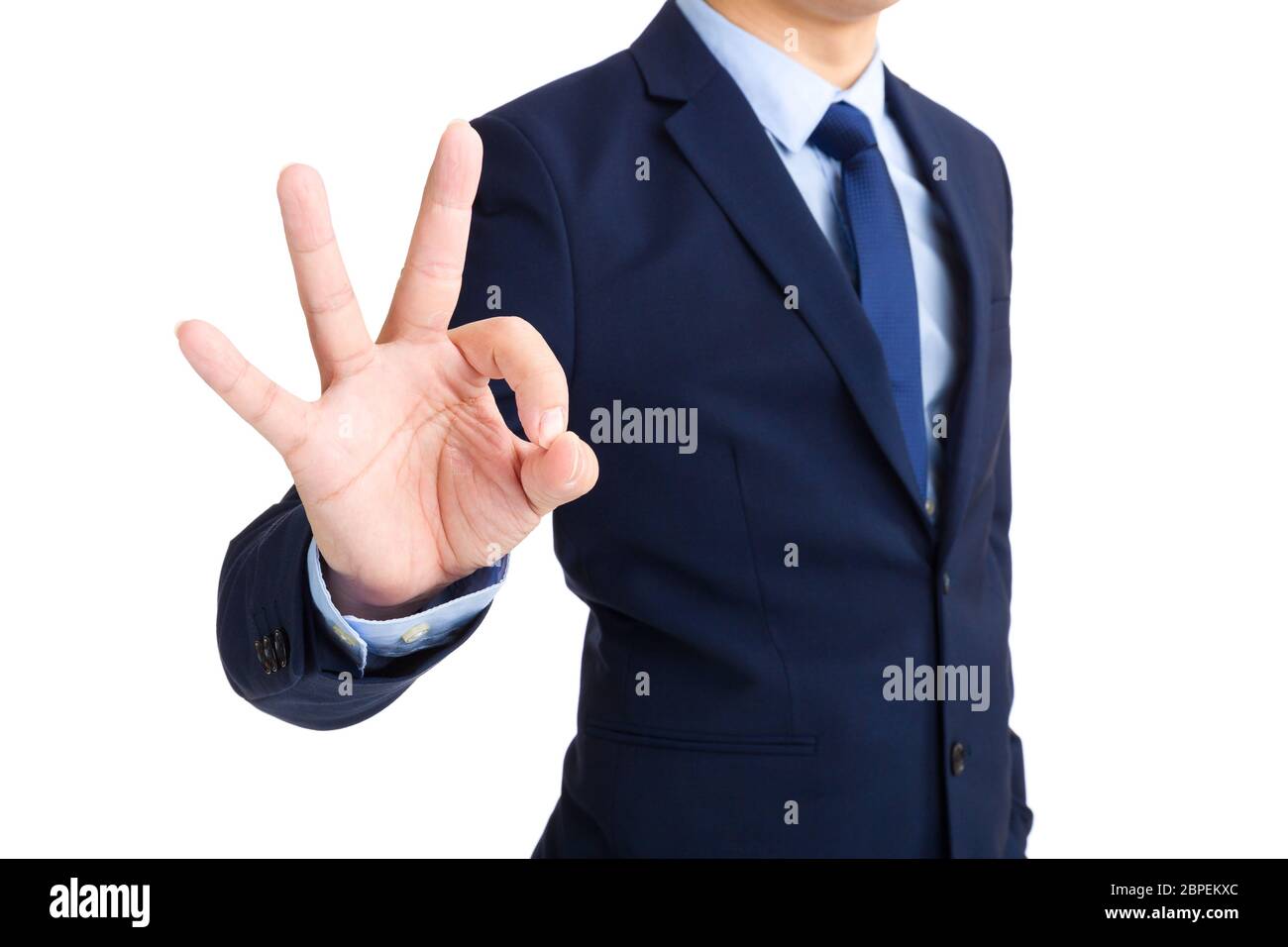 Boy showing well done sign hi-res stock photography and images - Alamy