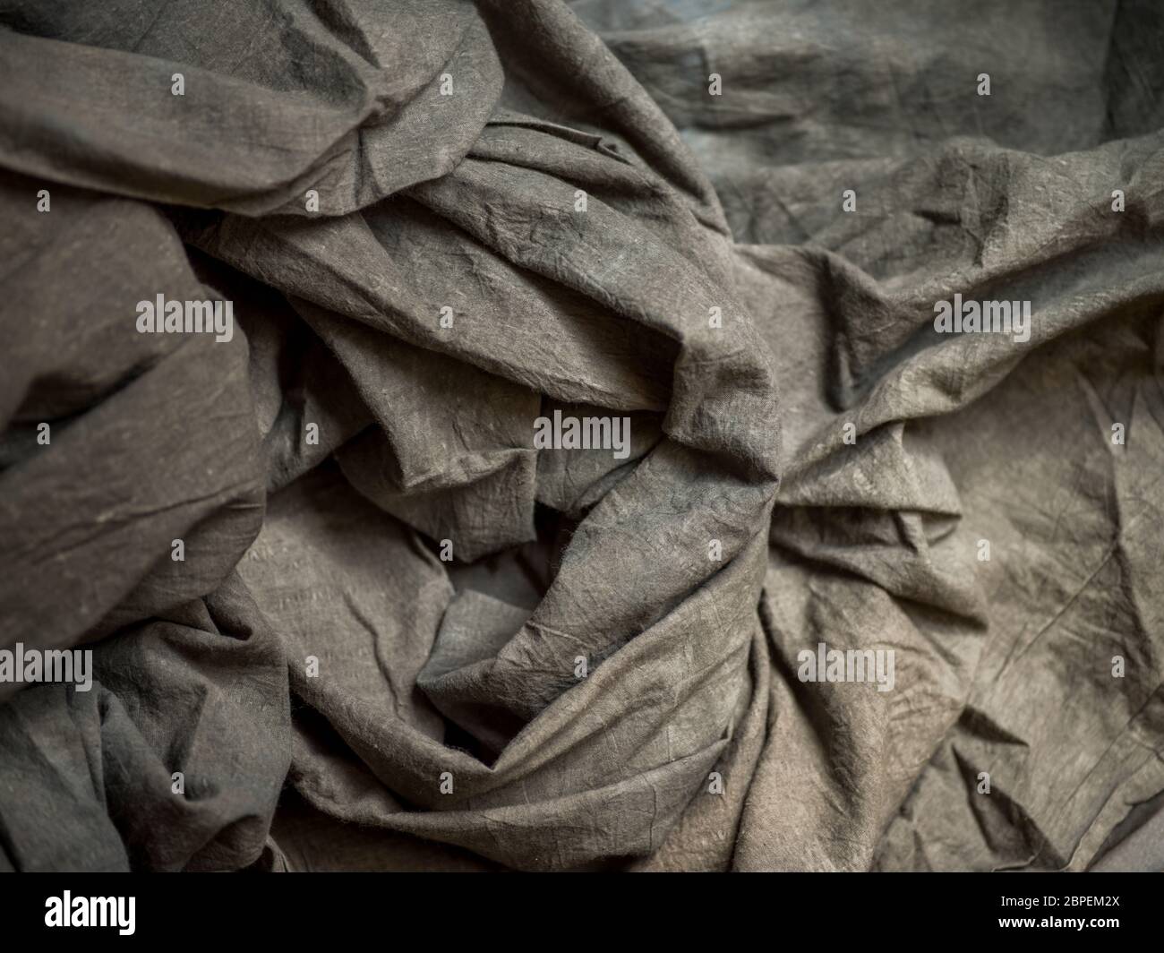 Grey textile backdrop with a natural light Stock Photo - Alamy