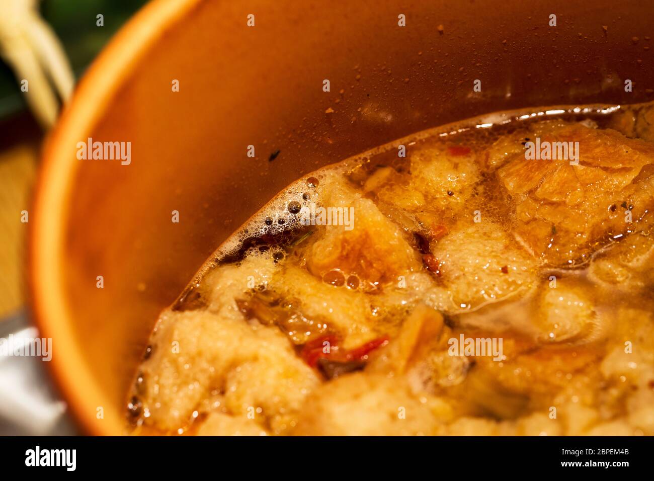 Close up boiling broth hi-res stock photography and images - Alamy