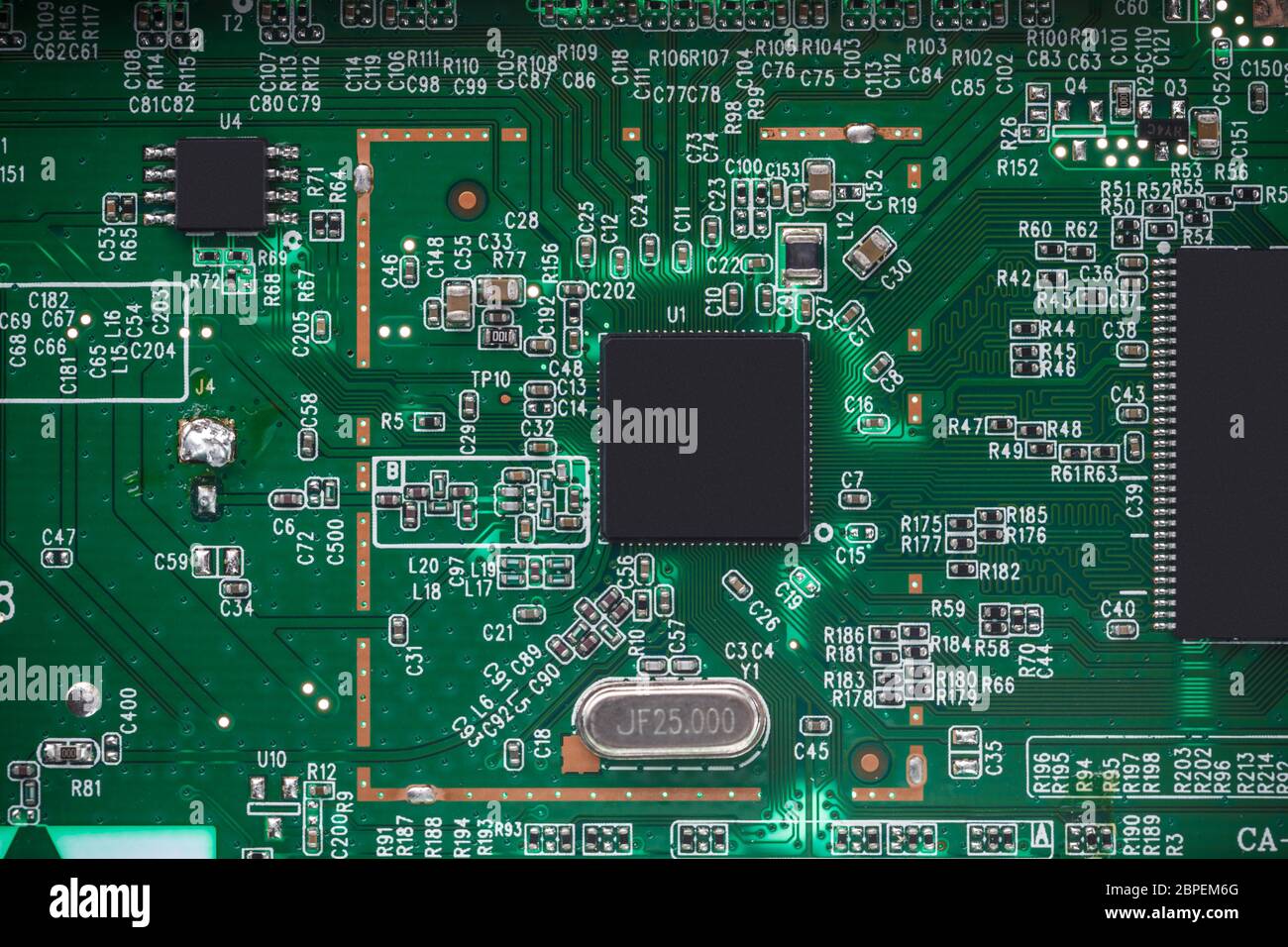 Technology background with computer processors CPU concept Stock Photo ...