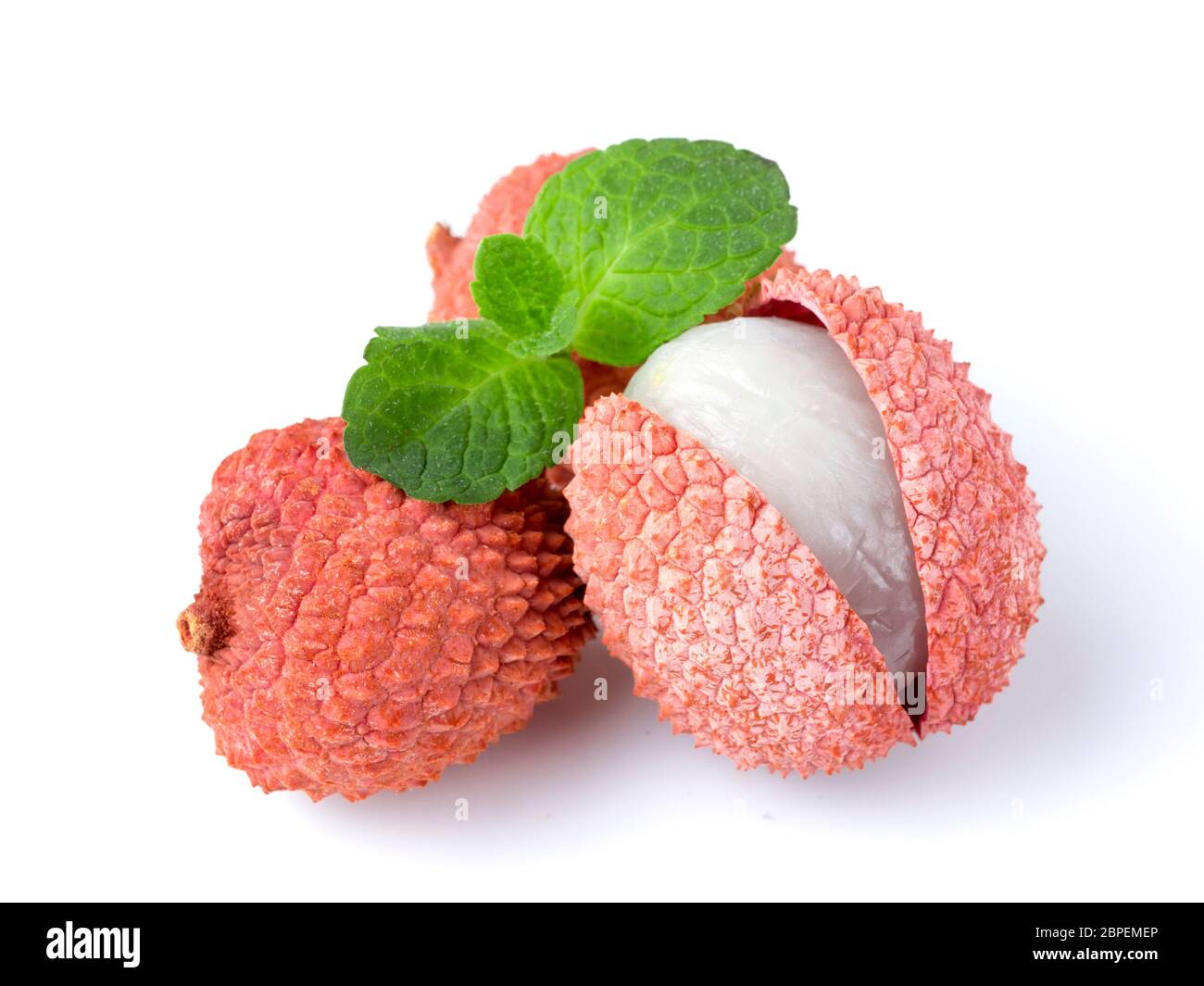 lichee fruit isoated on white background. Lychee close up isolated ...