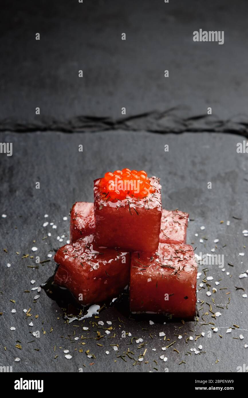 Fish roe appetizers hi-res stock photography and images - Alamy