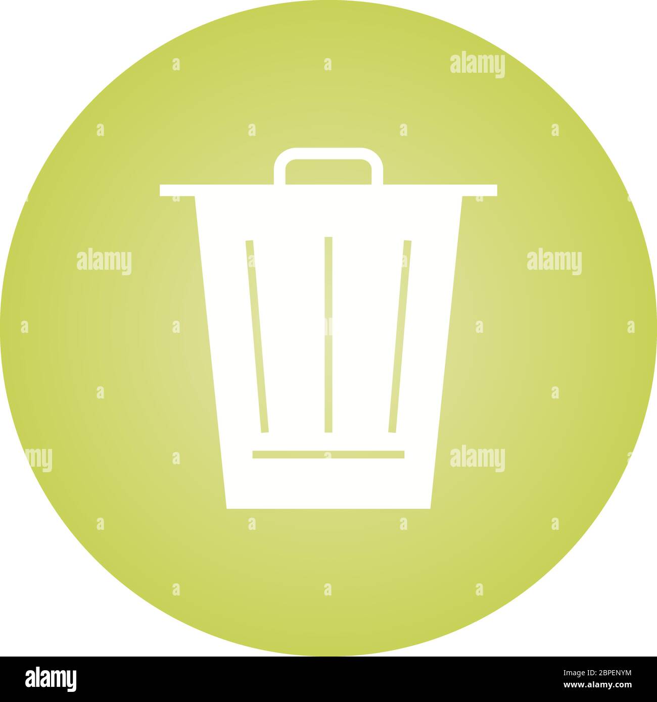 Beautiful Dustbin Glyph Vector Icon Stock Vector Image & Art - Alamy
