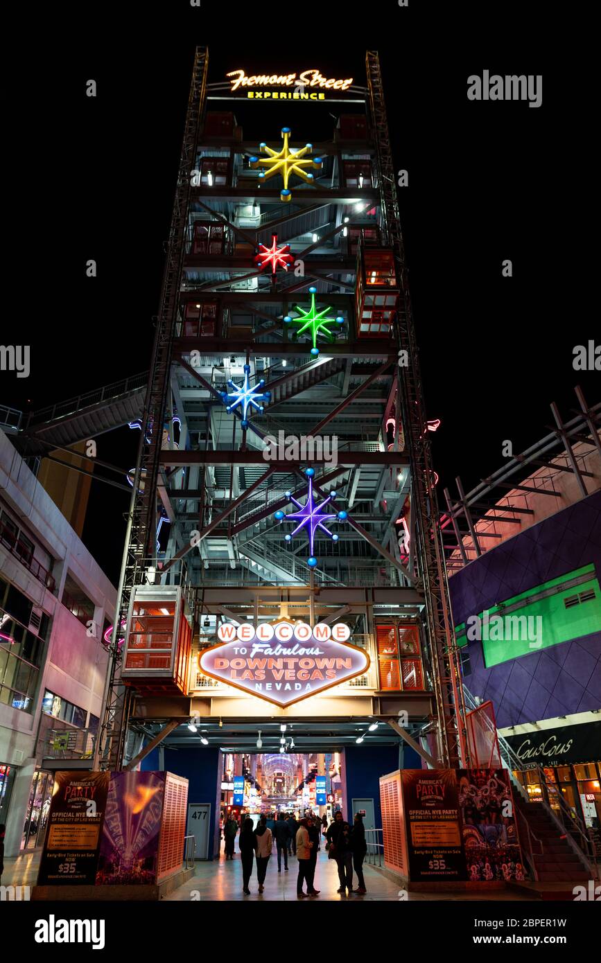 Las Vegas Nevada - Sin City Stock Photo - Alamy