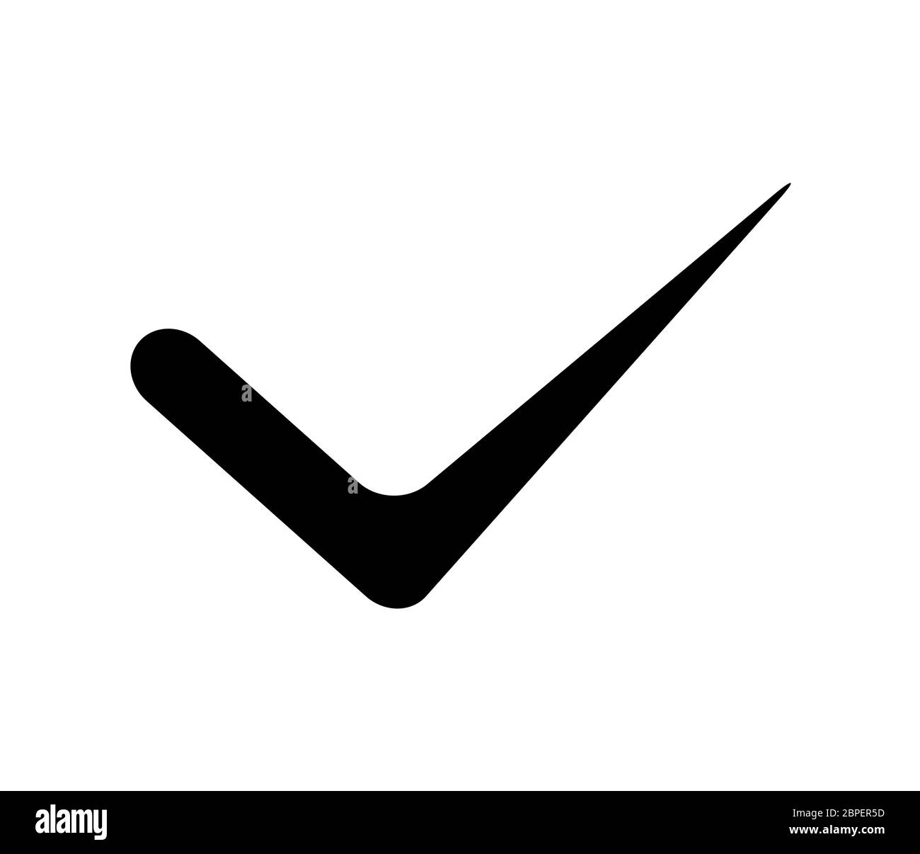 tick sign, check mark vector symbol icon design. Beautiful illustration ...