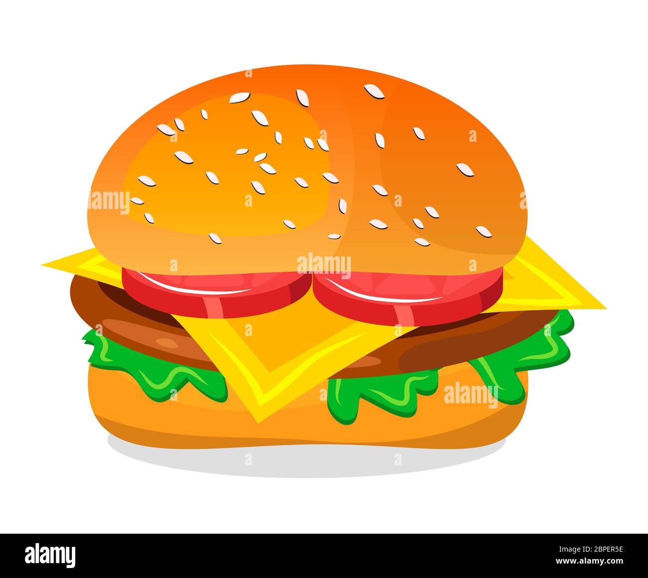 hamburger vector symbol icon design. Beautiful illustration isolated on ...