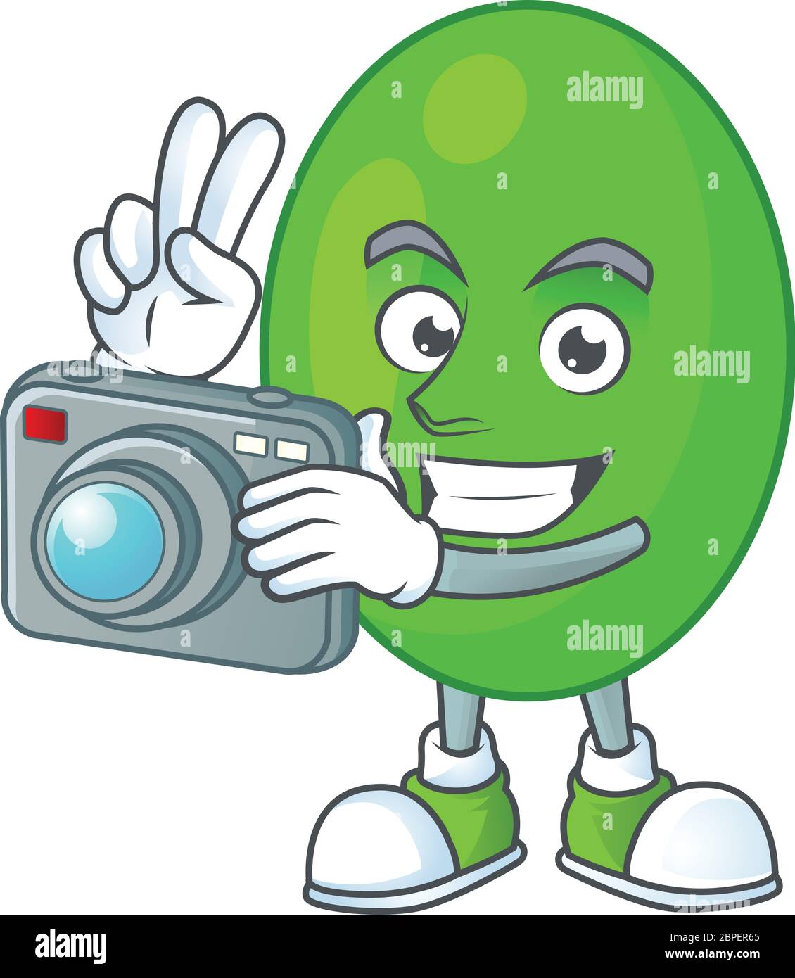 Tetrad photographer mascot design taking a picture with a camera Stock ...