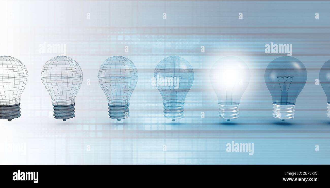 Innovation Technology as a Working Solution Idea Stock Photo - Alamy