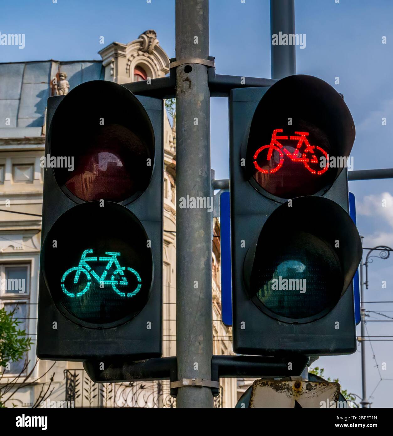 Biker bucharest traffic hi-res stock photography and images - Alamy