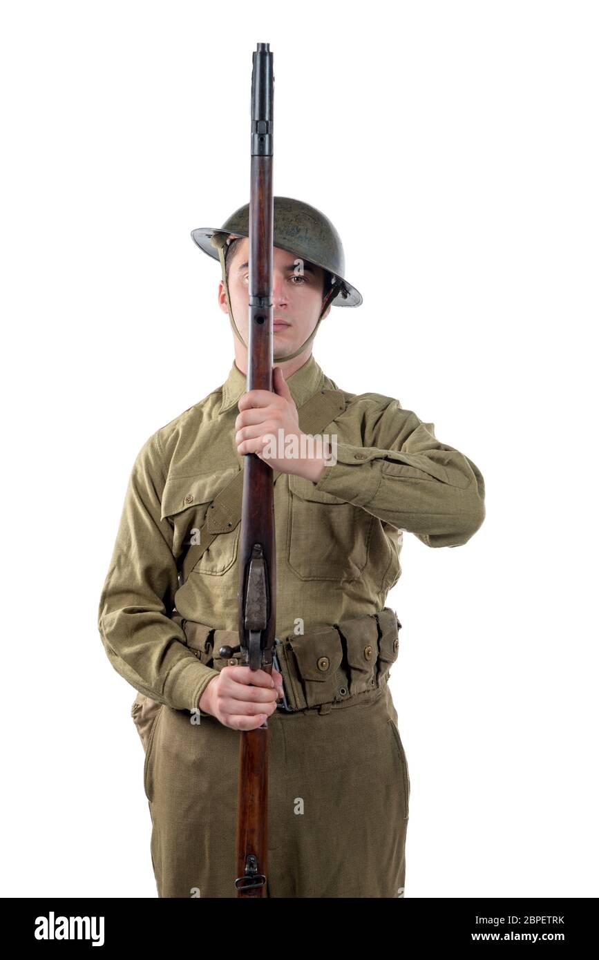 a WW1 British Army Soldier from the Somme 1916 Stock Photo - Alamy