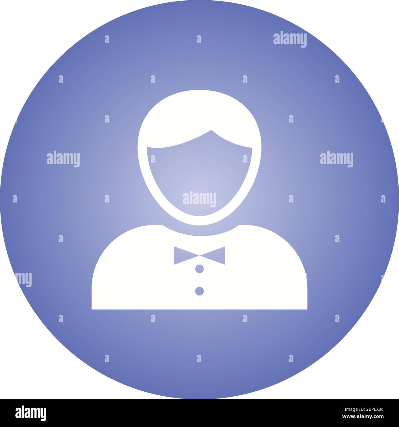 Waiter profile Stock Vector Images - Alamy