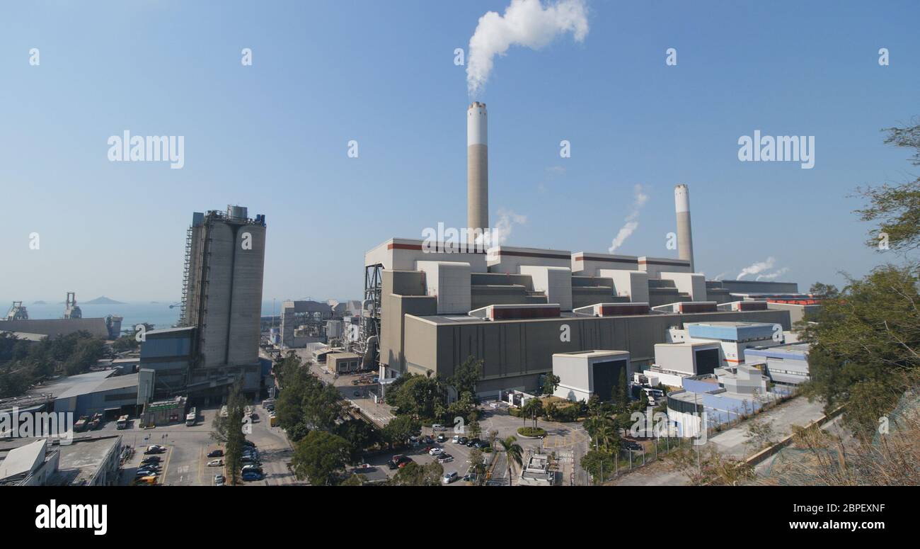 Coal fired power station in Hong Kong Stock Photo - Alamy