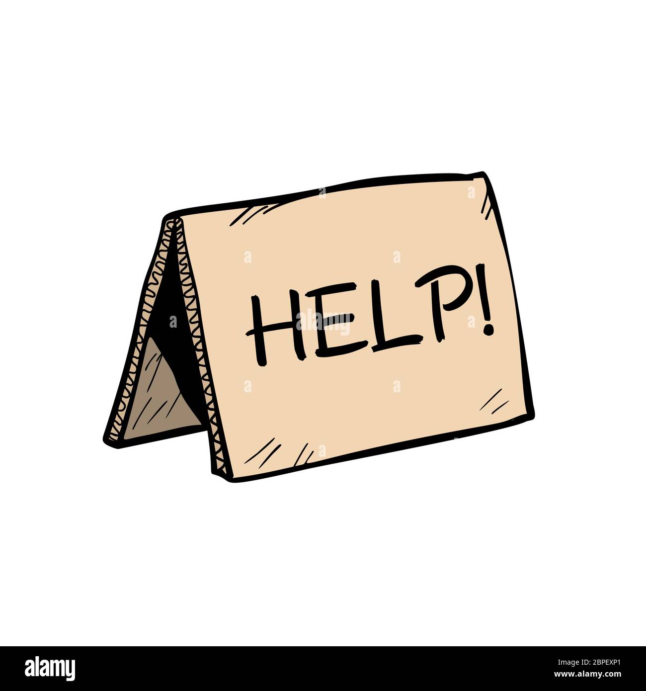 Help lettering sign for donations. Pop art retro comic book cartoon ...
