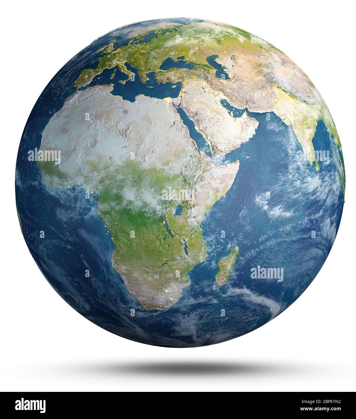 Planet Earth. Elements of this image furnished by NASA. 3d rendering ...