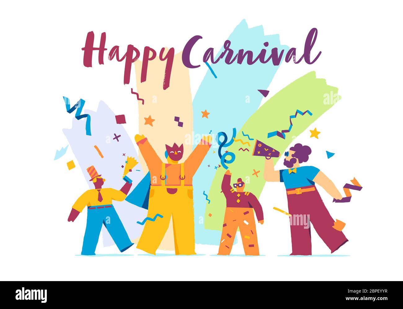 Musical masquerade Cut Out Stock Images & Pictures - Alamy