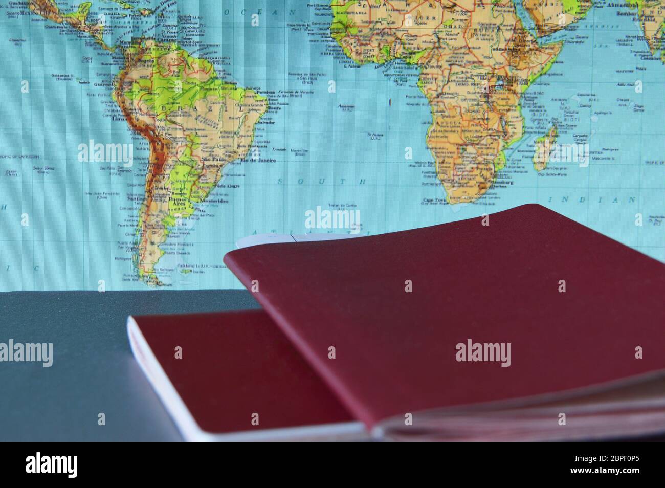 Visa maps hi-res stock photography and images - Alamy