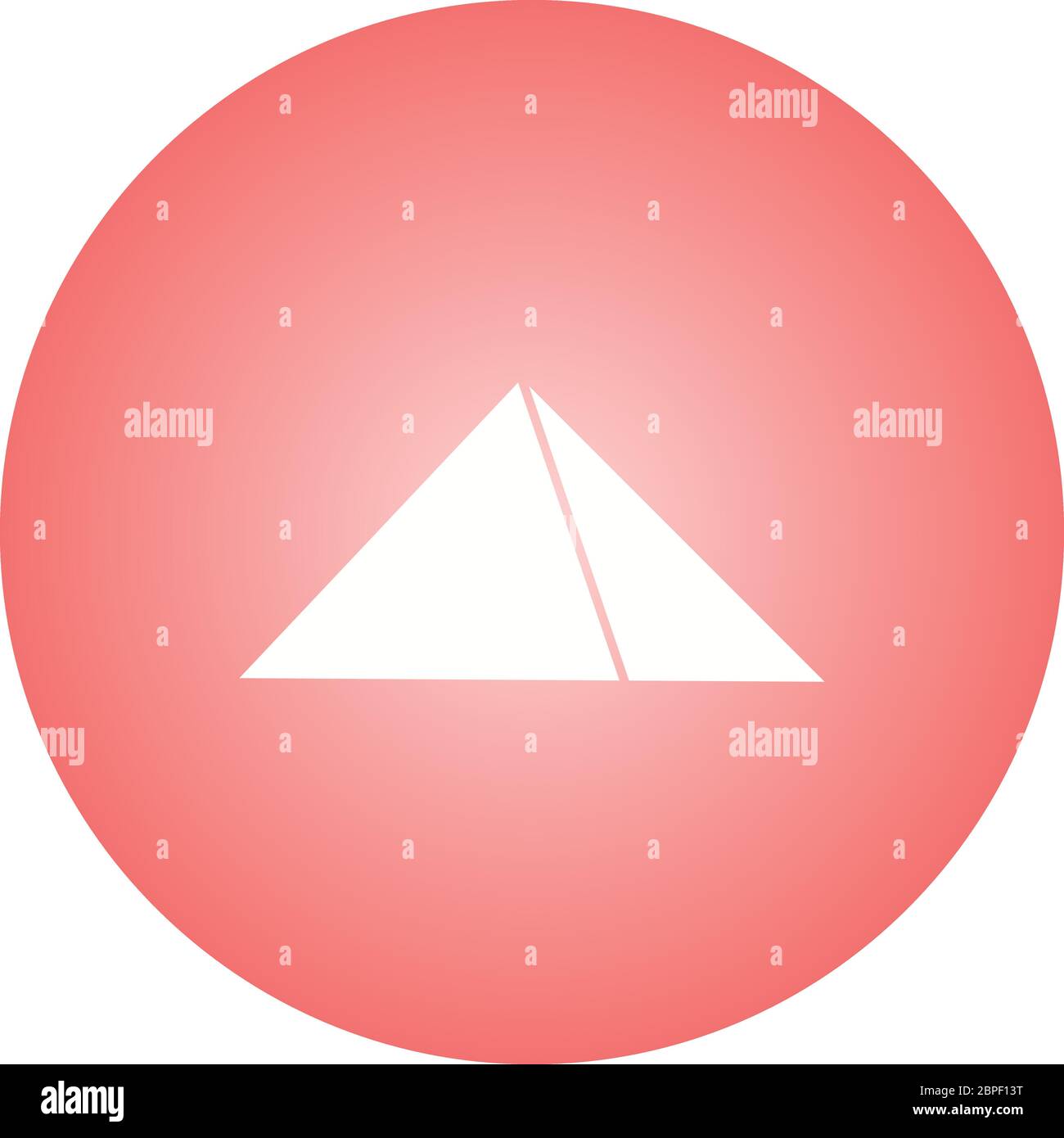 Beautiful pyramid Glyph Vector Icon Stock Vector Image & Art - Alamy