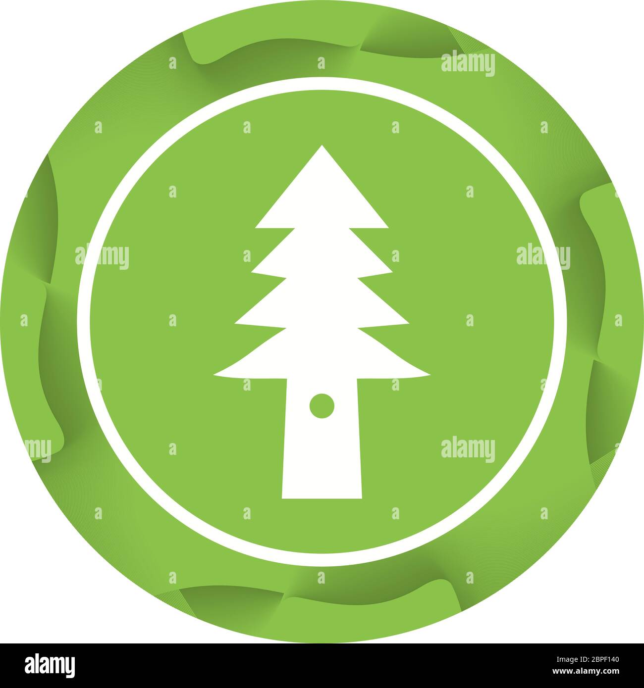 Beautiful Tree Glyph Vector Icon Stock Vector Image & Art - Alamy
