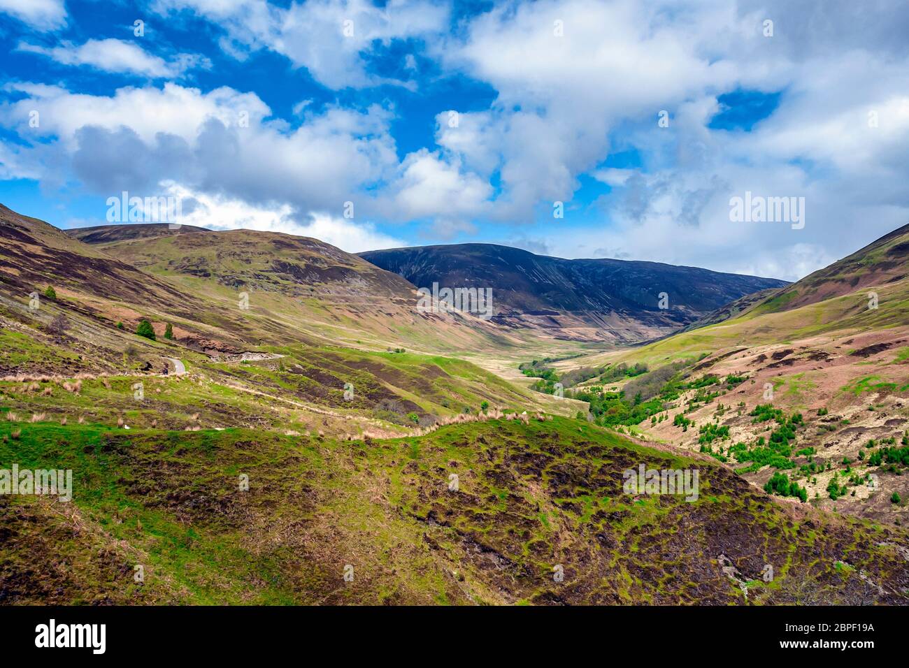 The Parallel Roads of Glen Roy in Glen Roy Nature Reserve near ...