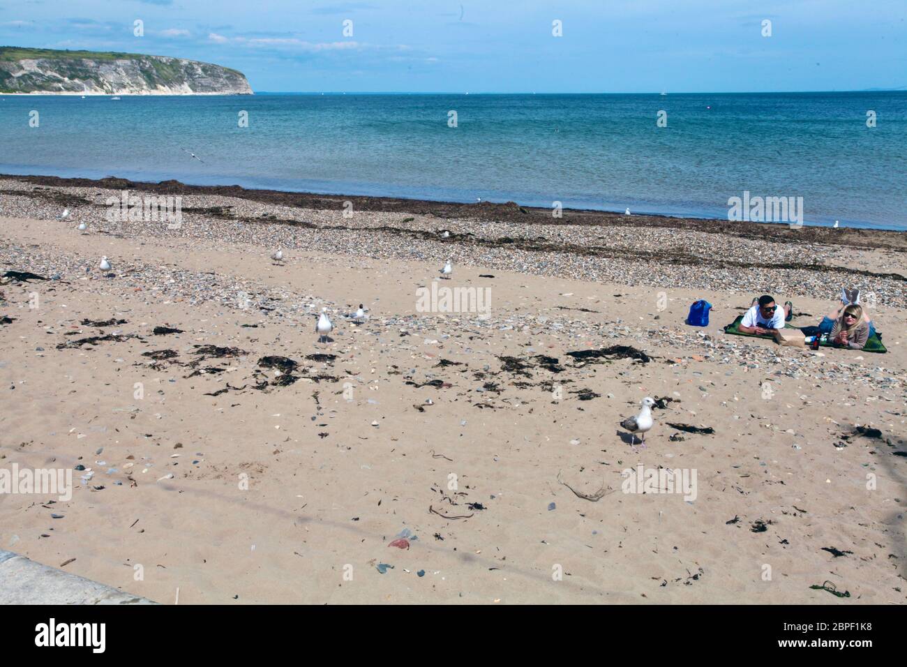 Empty lock down beaches hi-res stock photography and images - Alamy
