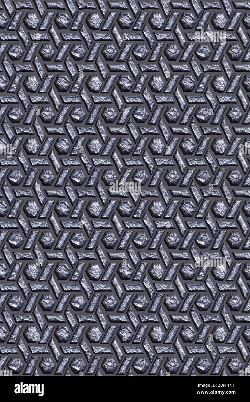 Seamless tileable metal decorative background pattern Stock Photo - Alamy